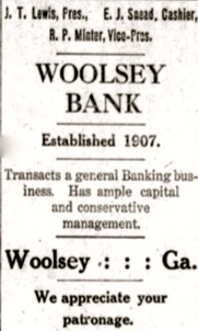 WOOLSEY, GEORGIA - Friends of Historic Woolsey, Inc